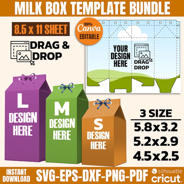 Milk Box - Etsy