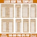 Laser Cut Engraved Template Bundle, Honeycomb Pin Svg, Laser Cut Ramp ...