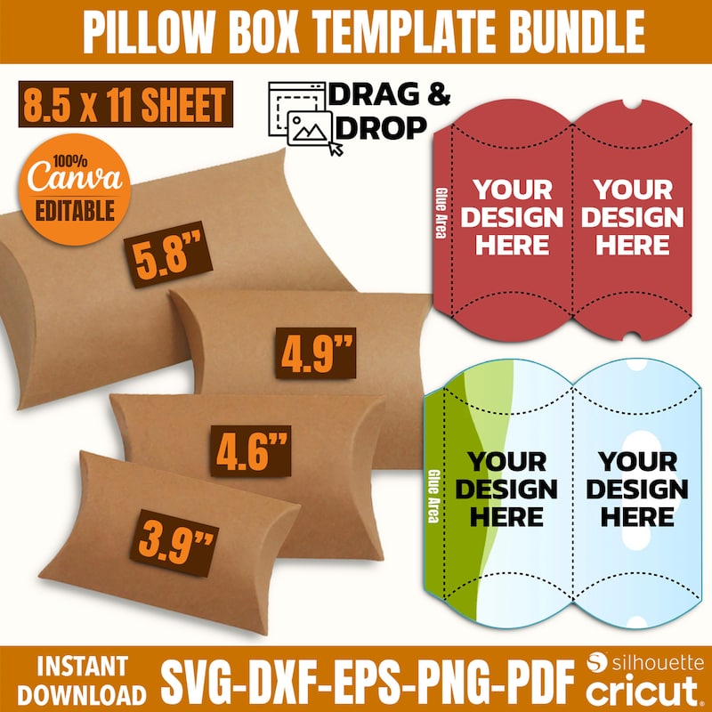 Pillow Boxes - Etsy