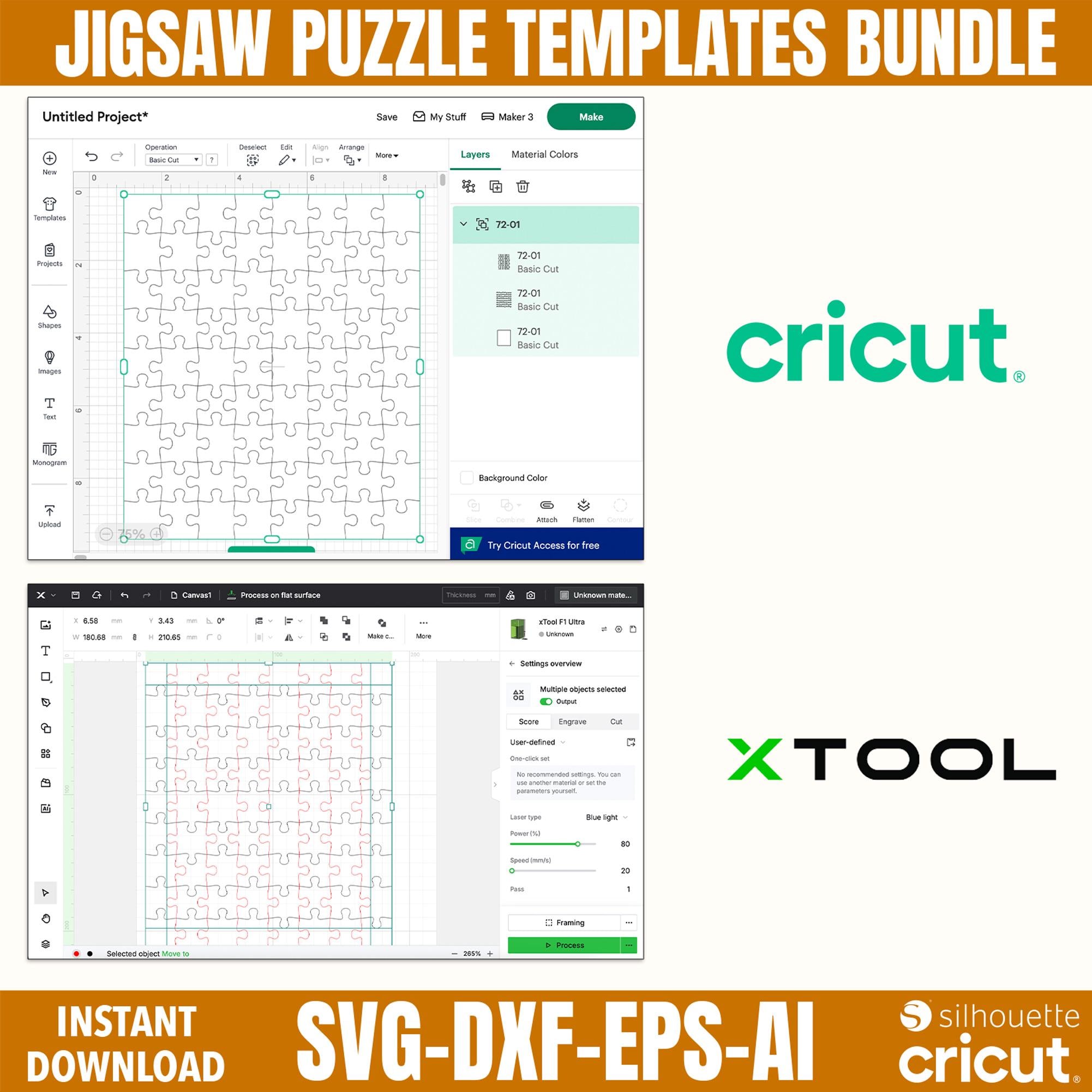 Puzzle Svg Templates, Jigsaw Puzzle Svg, Puzzle Cut Template, Puzzle ...
