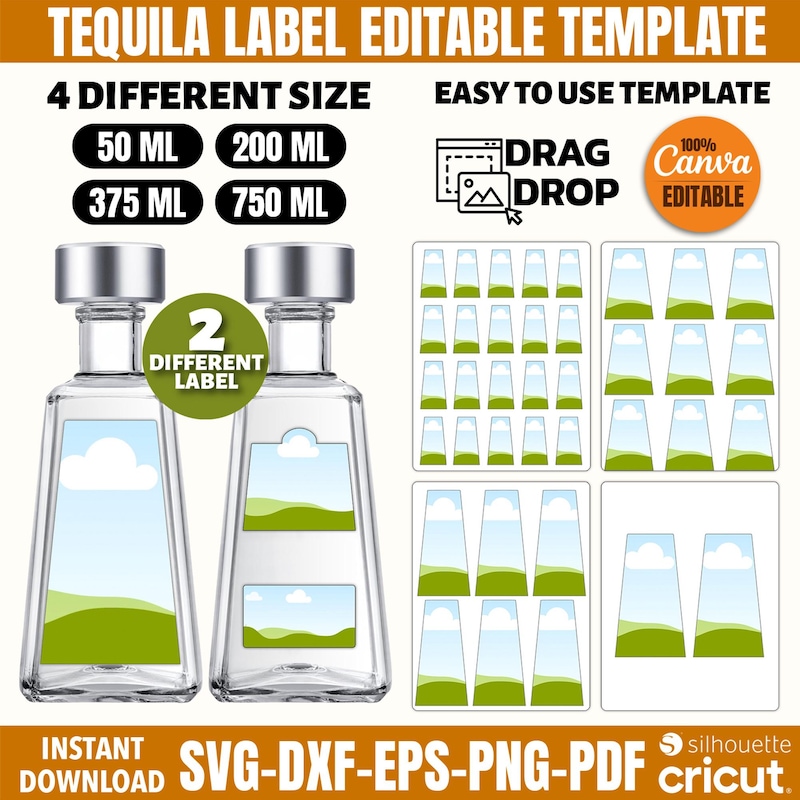 Custom Bottle Label 1800 - Etsy