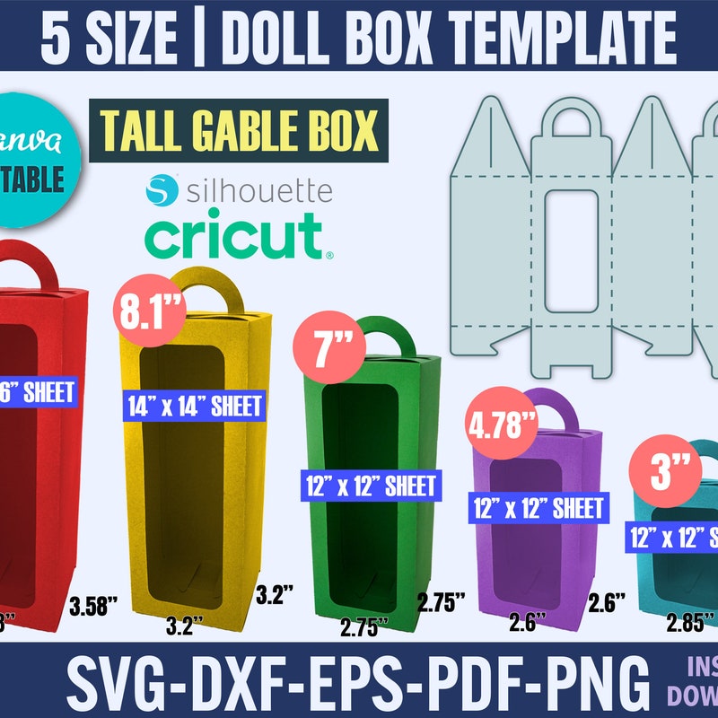 Box Template - Etsy