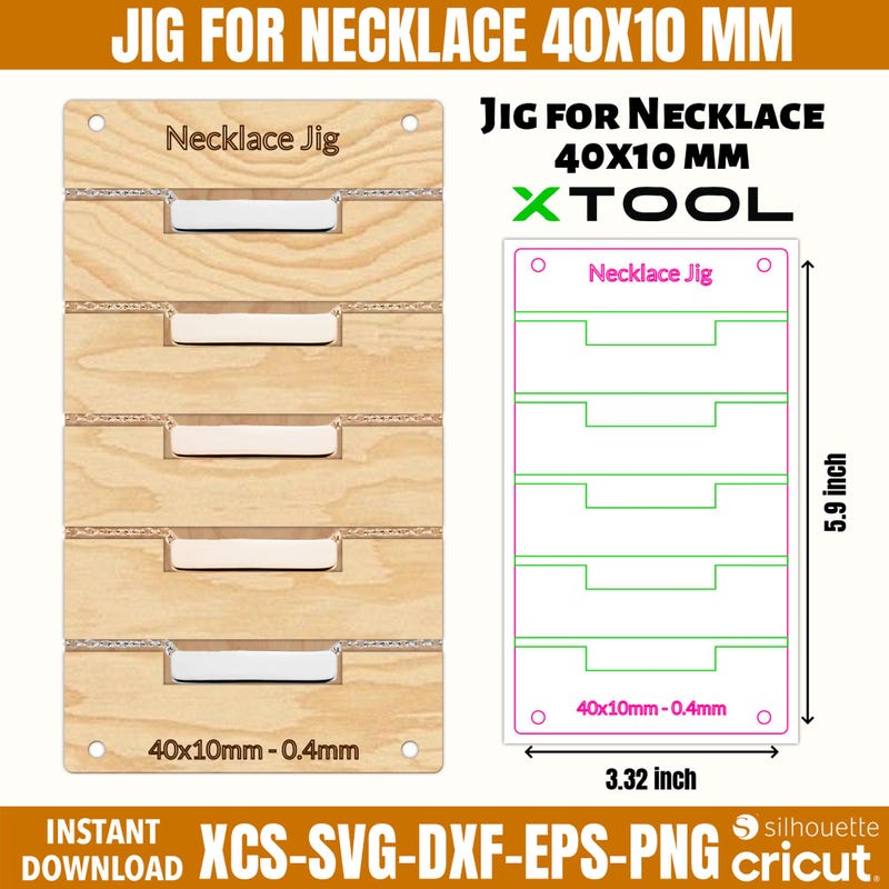 Bar Necklace With Card - Etsy