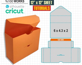STANDARD LOCK BOX Svg Instant Download Printable Digital Box Template ...