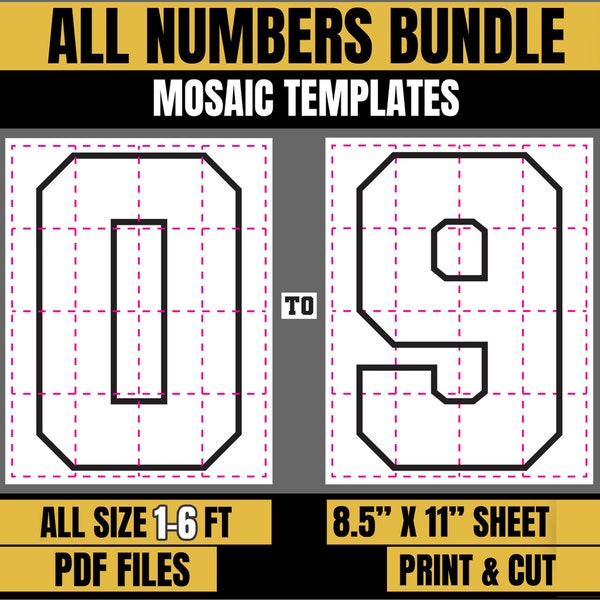 Marquee Numbers - Etsy