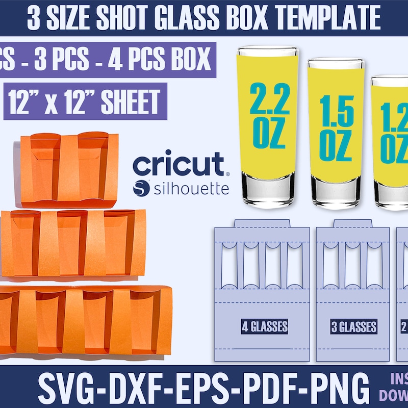 Shot Glass Box - Etsy