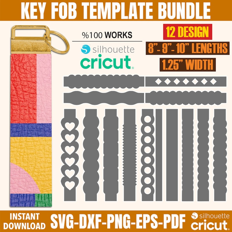Key Chain Die Cut Leather - Etsy