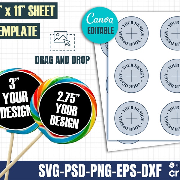 Lollipop Stickers - Etsy