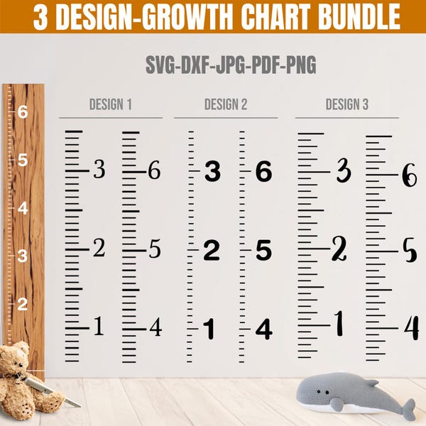 Growth Chart Svg - Etsy