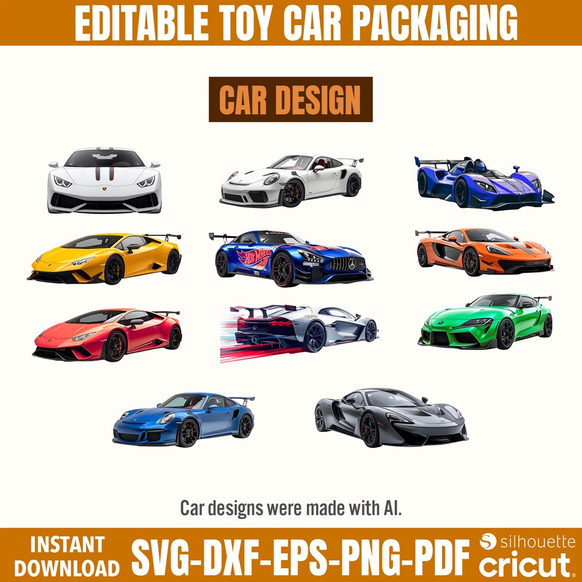 Editable Race Car Favor Box Template, Kids Birthday Party (digital ...