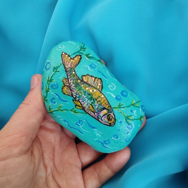 Fish Painted Rocks - Etsy