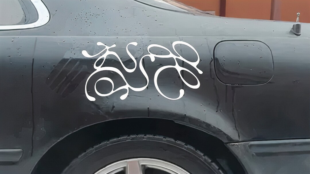Art Nouveau Inspired Car Decal - Etsy