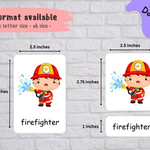 OCCUPATIONS 24 Printable Flashcards Montessori Nomenclature Cards ...