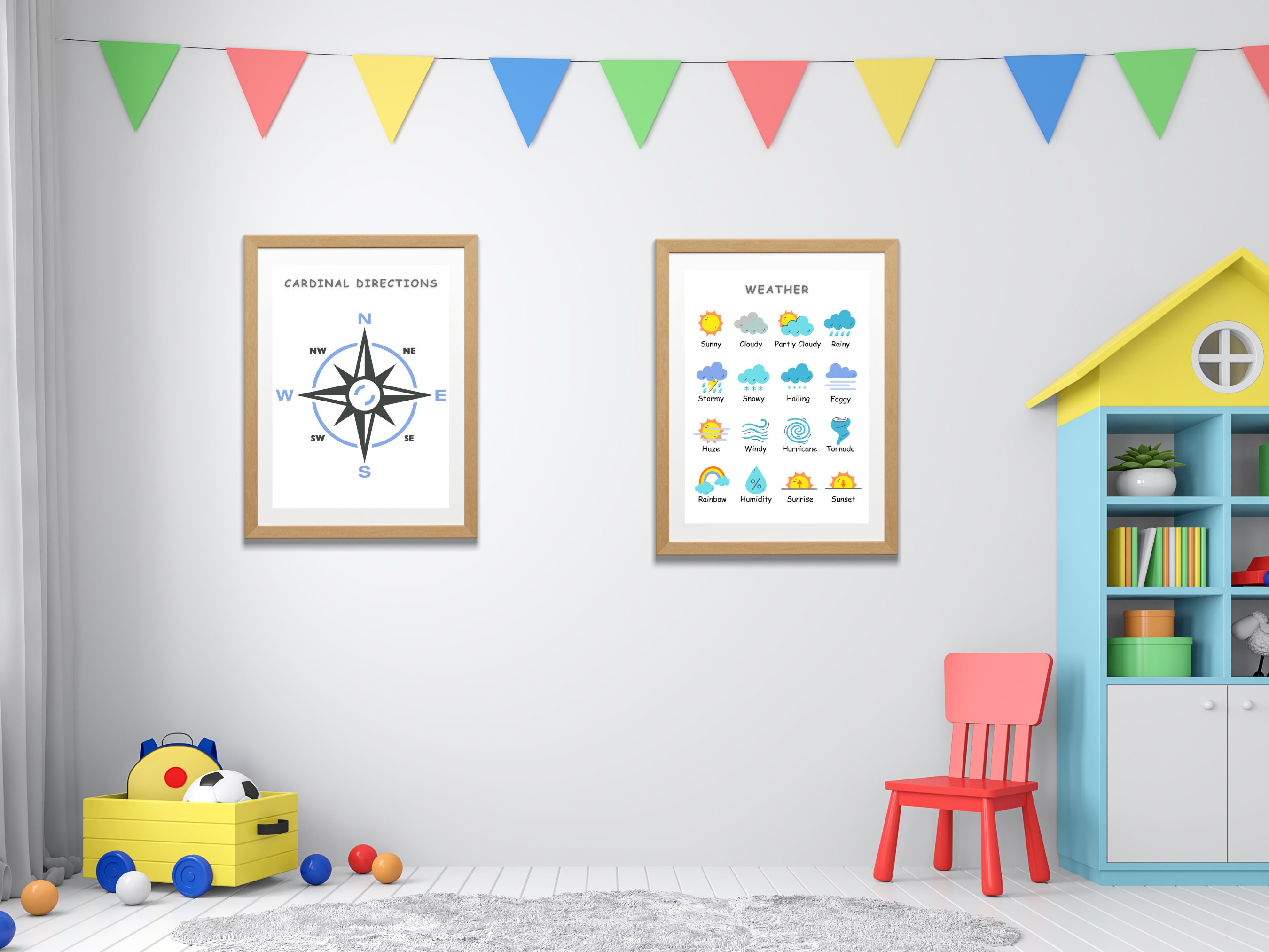 Set of 6 World Educational Posters Homeschool Wall Art - Etsy