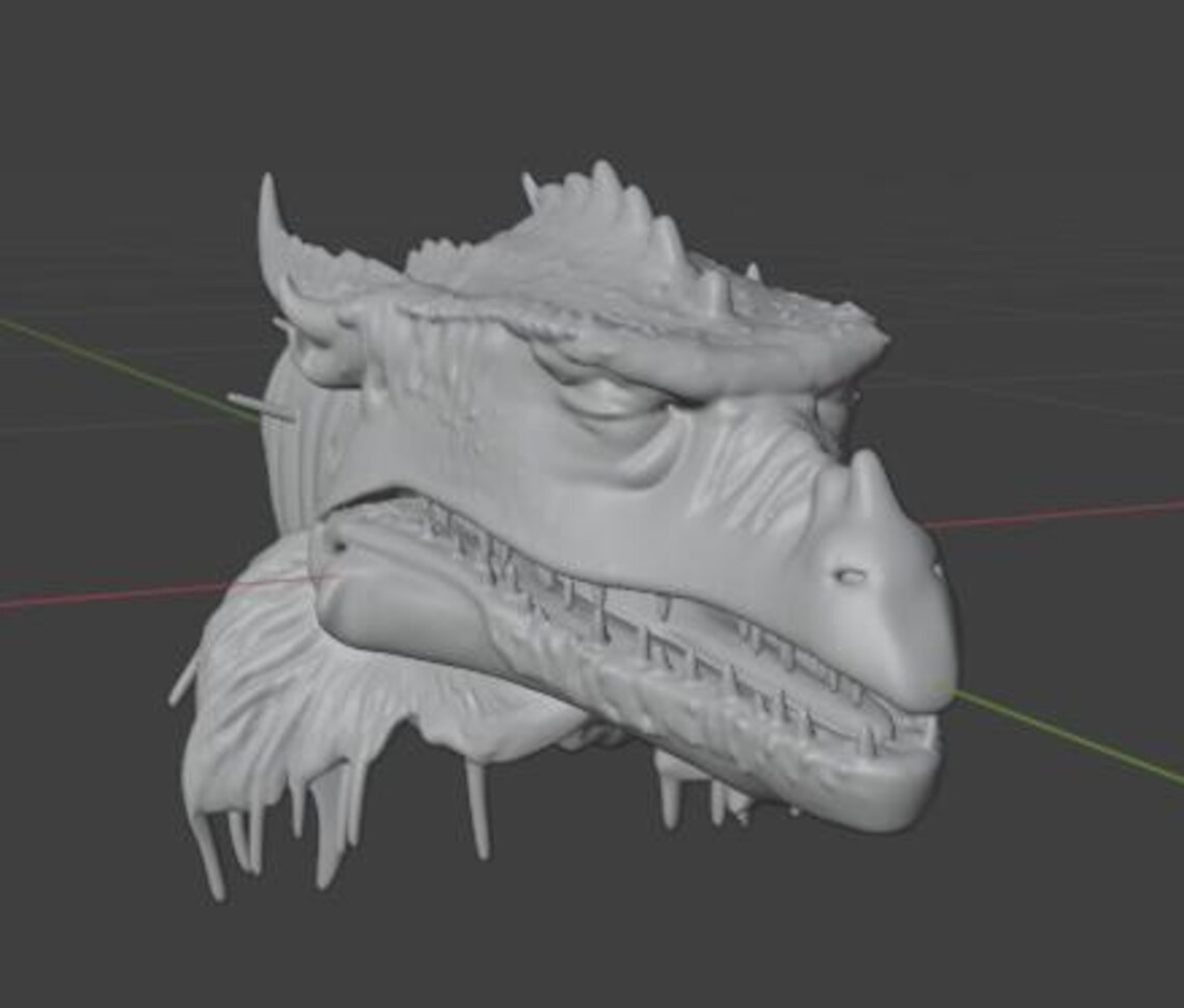 Dragonslayer Movie, Low Detail Dragon, Dragon Head Miniature, Vermithor ...