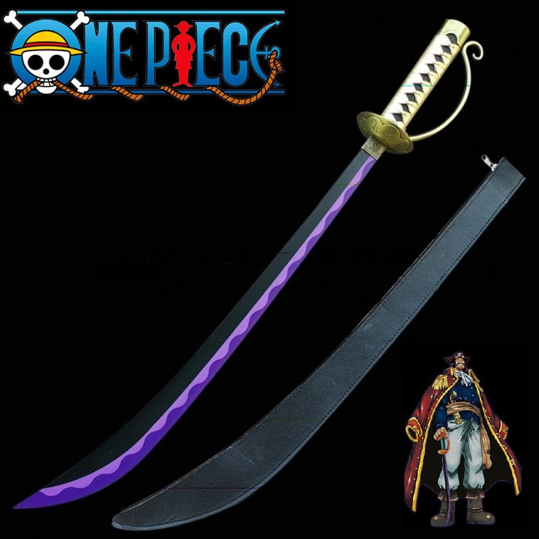 One Piece Gold D Roger Metal Sword Anime Cosplay 104cm - Etsy