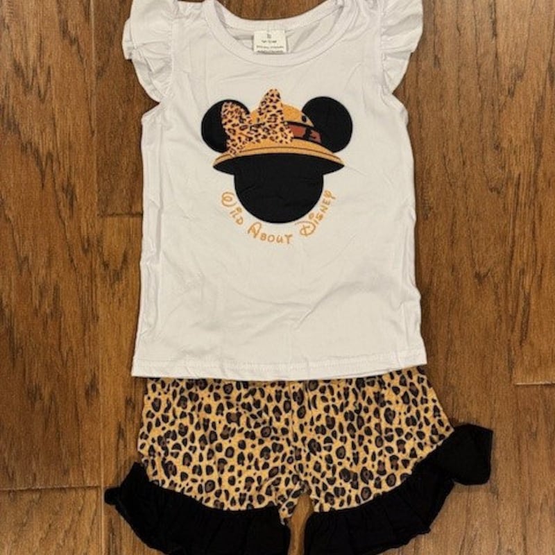 4t Leopard Minnie Mouse T Shirt - Etsy