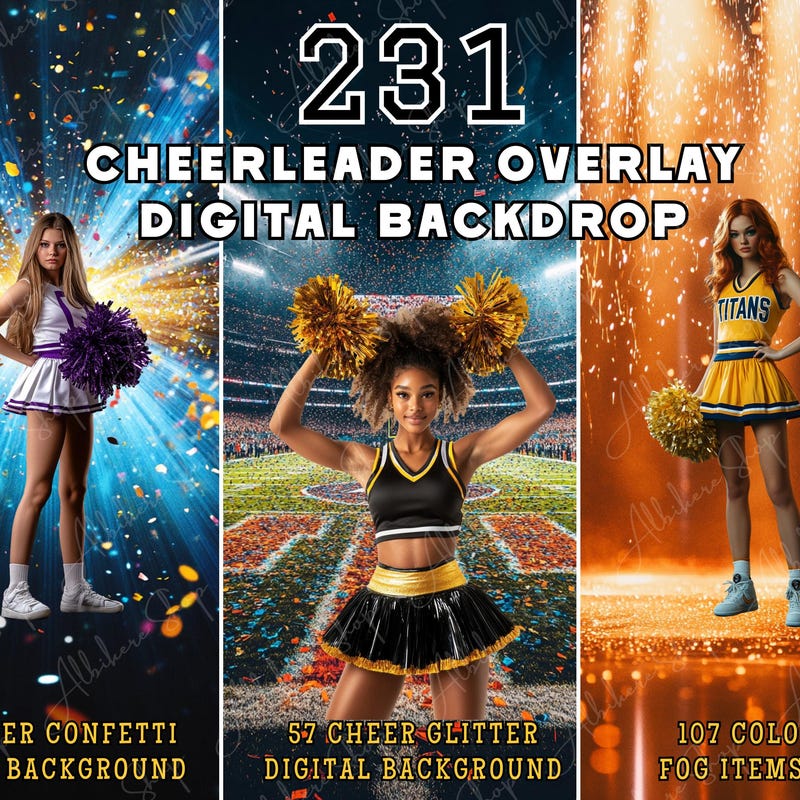 Cheer Backdrop - Etsy