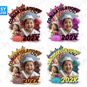 Prek Kid Grad Printable Graduation Canva Template, Class of 2025 Kids ...