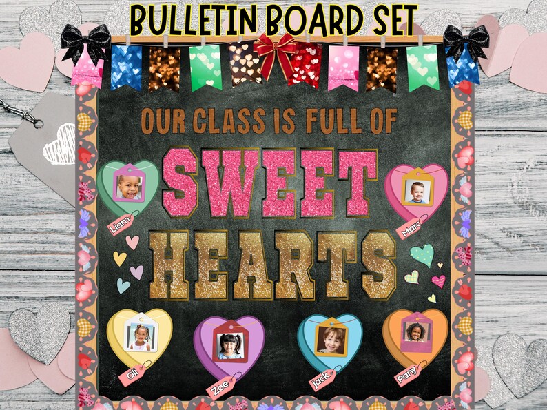 Valentines Day Bulletin Board Door Ideas February Printable Classroom ...