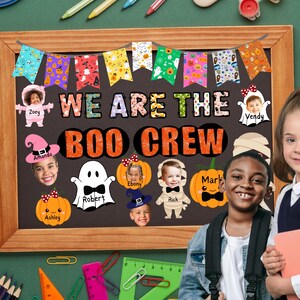 Halloween Bulletin Board Kit Ghost Boo Crew Printable PDF, Halloween ...