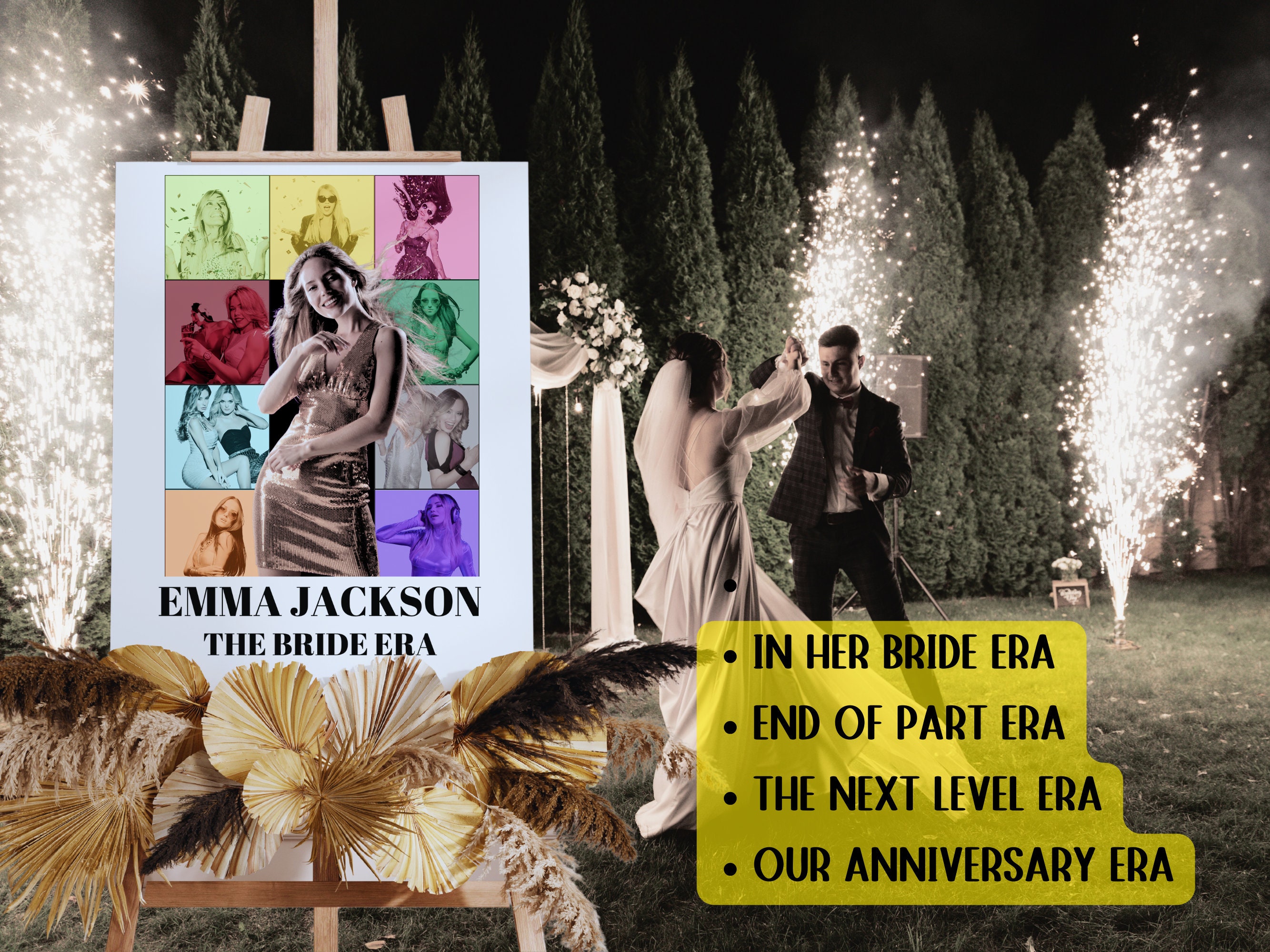 Eras Tour Poster Template Canva Talor Swift Eras Tour Eras Tour Blue ...