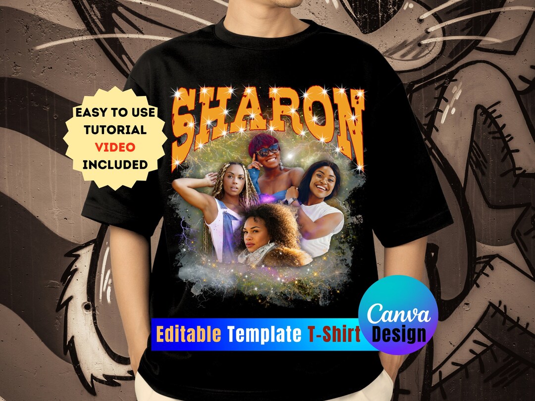 Editable Digital File Custom Bootleg Rap Tee PNG Custom Your Own ...