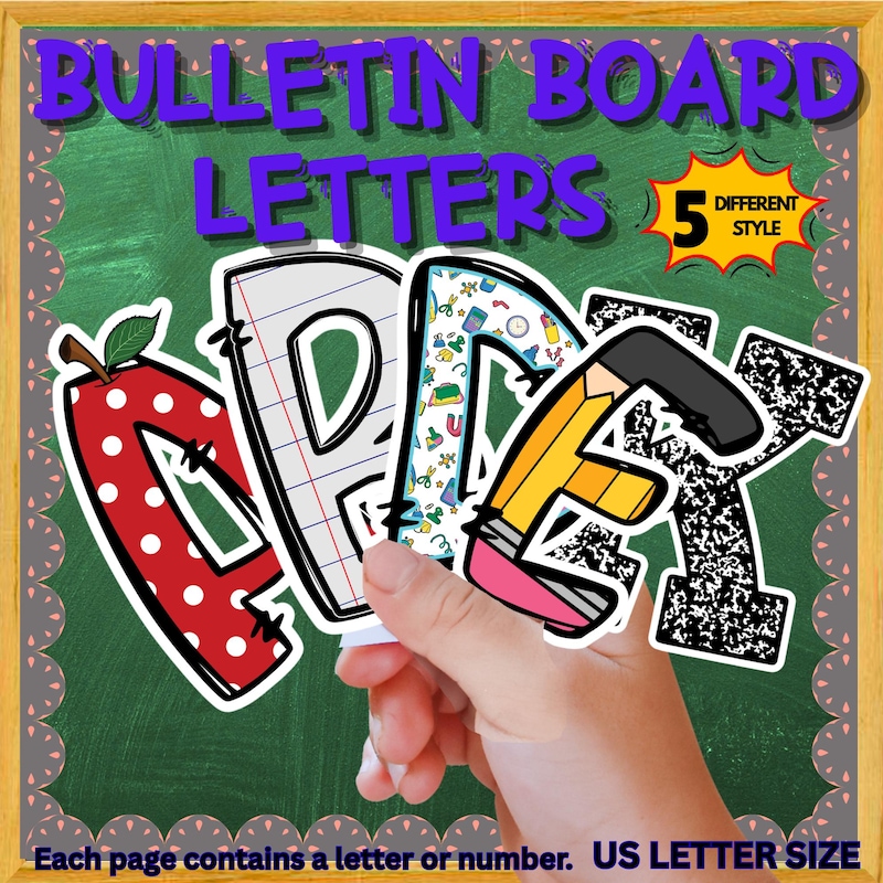 Bulletin Board Clip Arts - Etsy