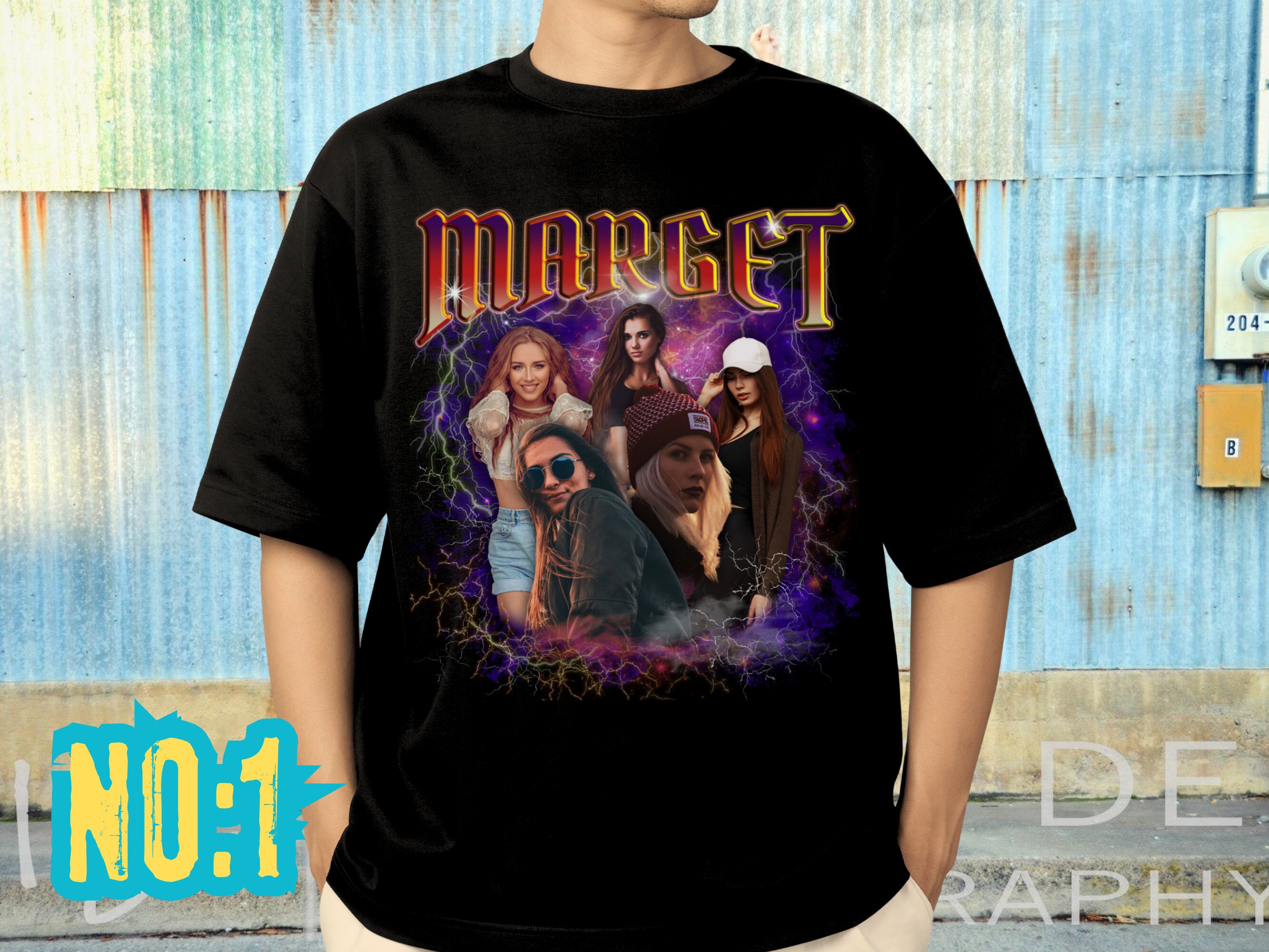 Custom Rap Tee Girlfirend Shirt Design: Customized Photo Template, Make ...