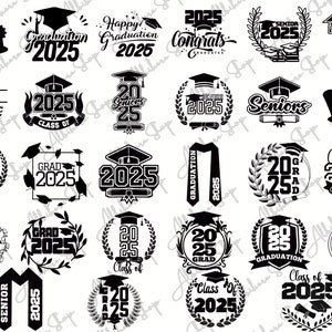 Class of 2025 Grad Senior Graduation SVG, Senior 2025 SVG, 2025 ...