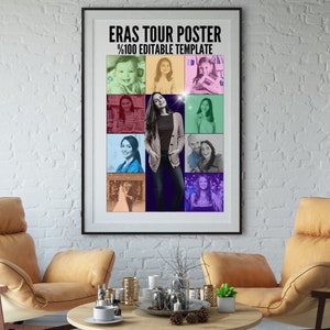 Custom Eras Tour Poster Editable, Senior Eras Template Birthday Poster ...