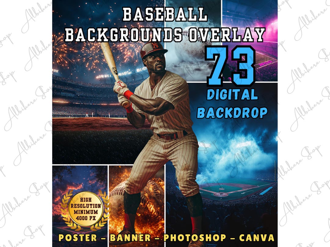 Baseball Stadium Poster Background Fog, Stadium Light Backdrop Overlays ...