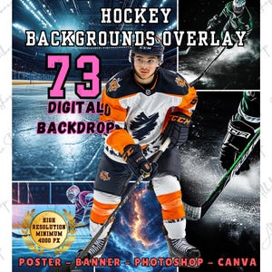 Ice Hockey Backdrops Digital Backgrounds, Photoshop Background, Sports ...