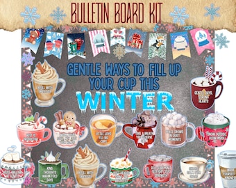 Winter Mental Health Awareness Bulletin Board Kit: Printable Classroom ...