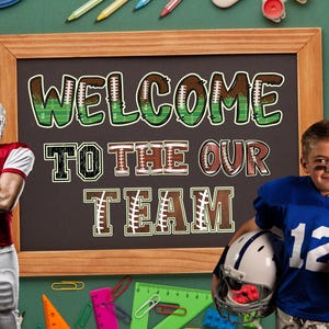 Football Letters Bulletin Board Alphabet, Sports Theme (digital ...