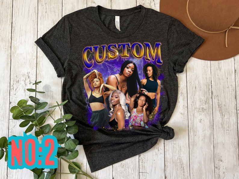 Custom Rap Tee Girlfirend Shirt Design: Customized Photo Template, Make ...