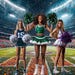 Cheerleader Digital Backdrop: Cheer Team Sports Poster (PNG & JPG) - Etsy