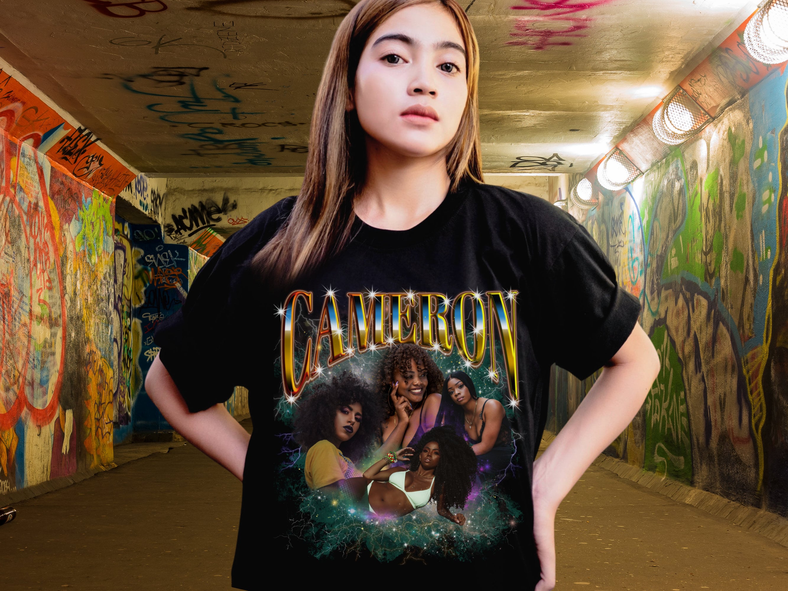 Bootleg Rap Tee Template Digital Editable Custom Bootleg Rap Tee ...