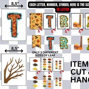 Printable Gratitude Tree: Thanksgiving Bulletin Board Kit, Library ...
