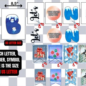 Winter Bulletin Board Kit Mental Health Set: December Classroom Decor ...