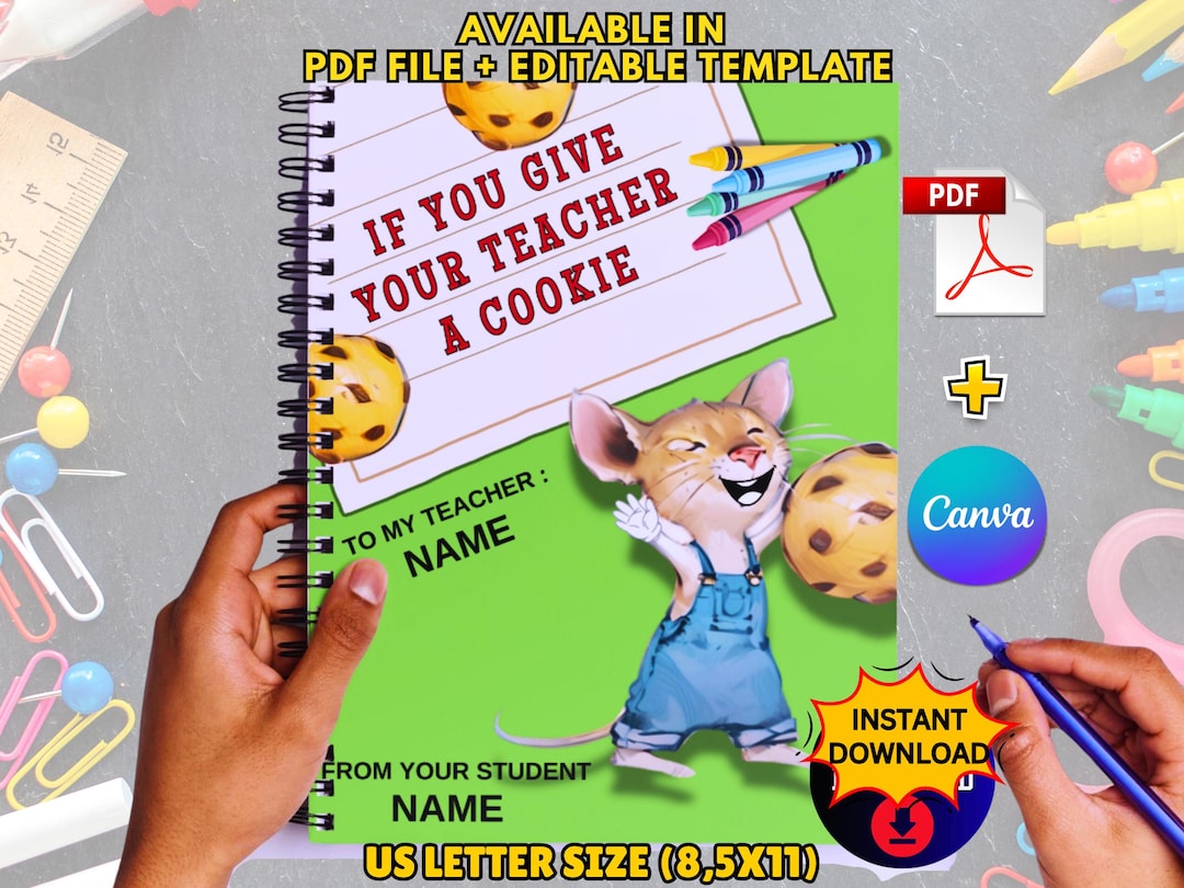 If You Give Your Teacher Appreciate Gift, Book PDF Printable Teacher ...