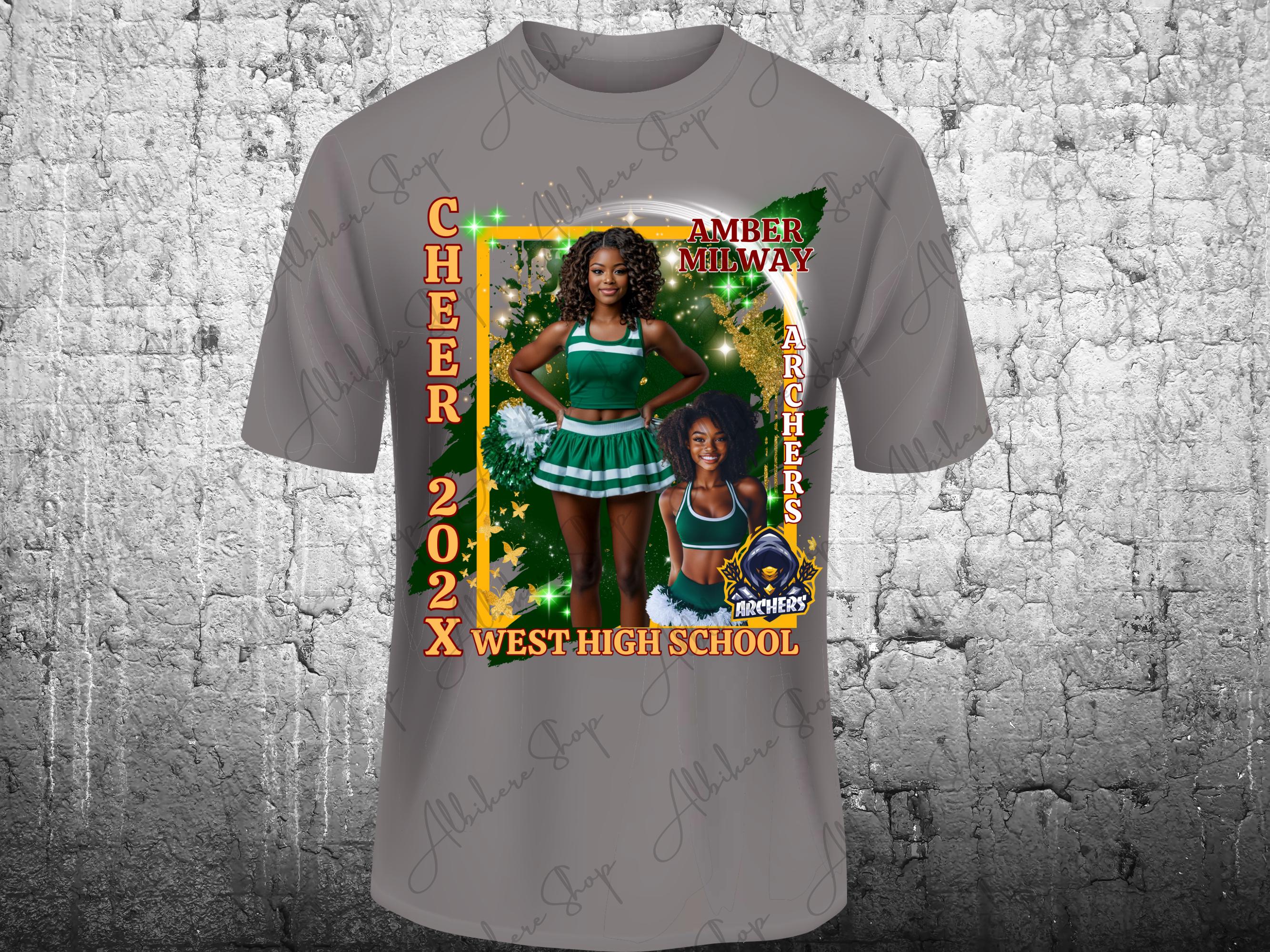 Cheerleader Poster Template: Editable Cheer Design (canva) - Etsy