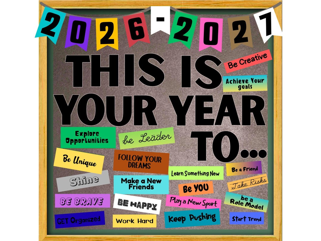 Back to School Bulletin Board Kit Printable Welcome Classroom Door ...