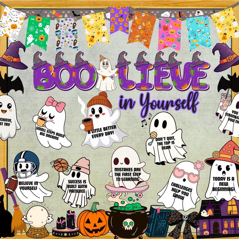 Halloween Classroom Door - Etsy