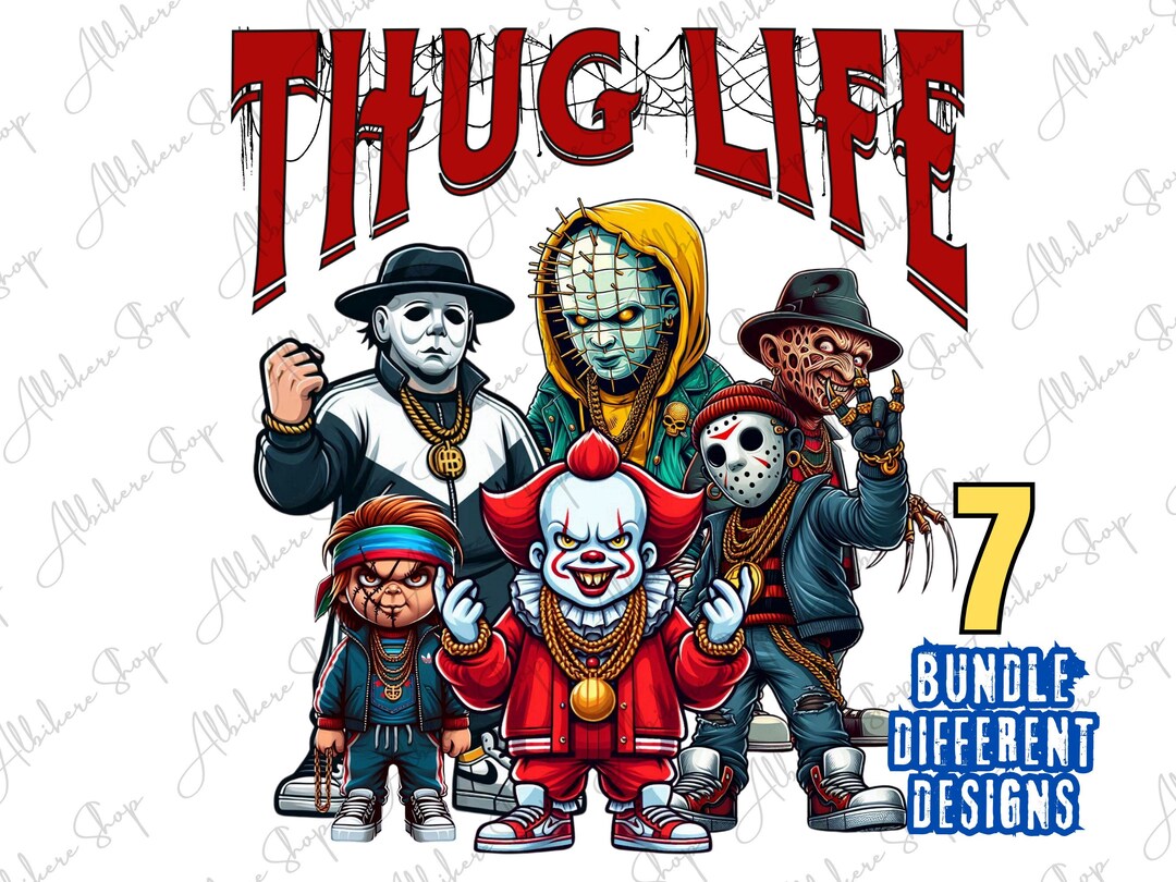 Thug Life Horror Movie Png, Thug Life Png, Friends Horror Png, Scary ...