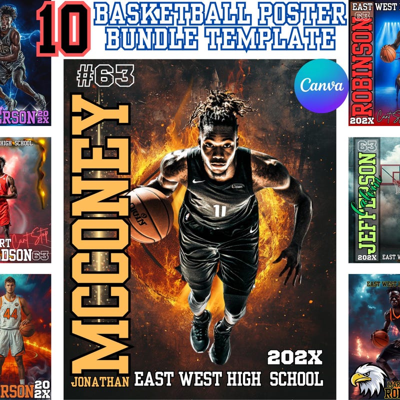Basketball Poster - Etsy