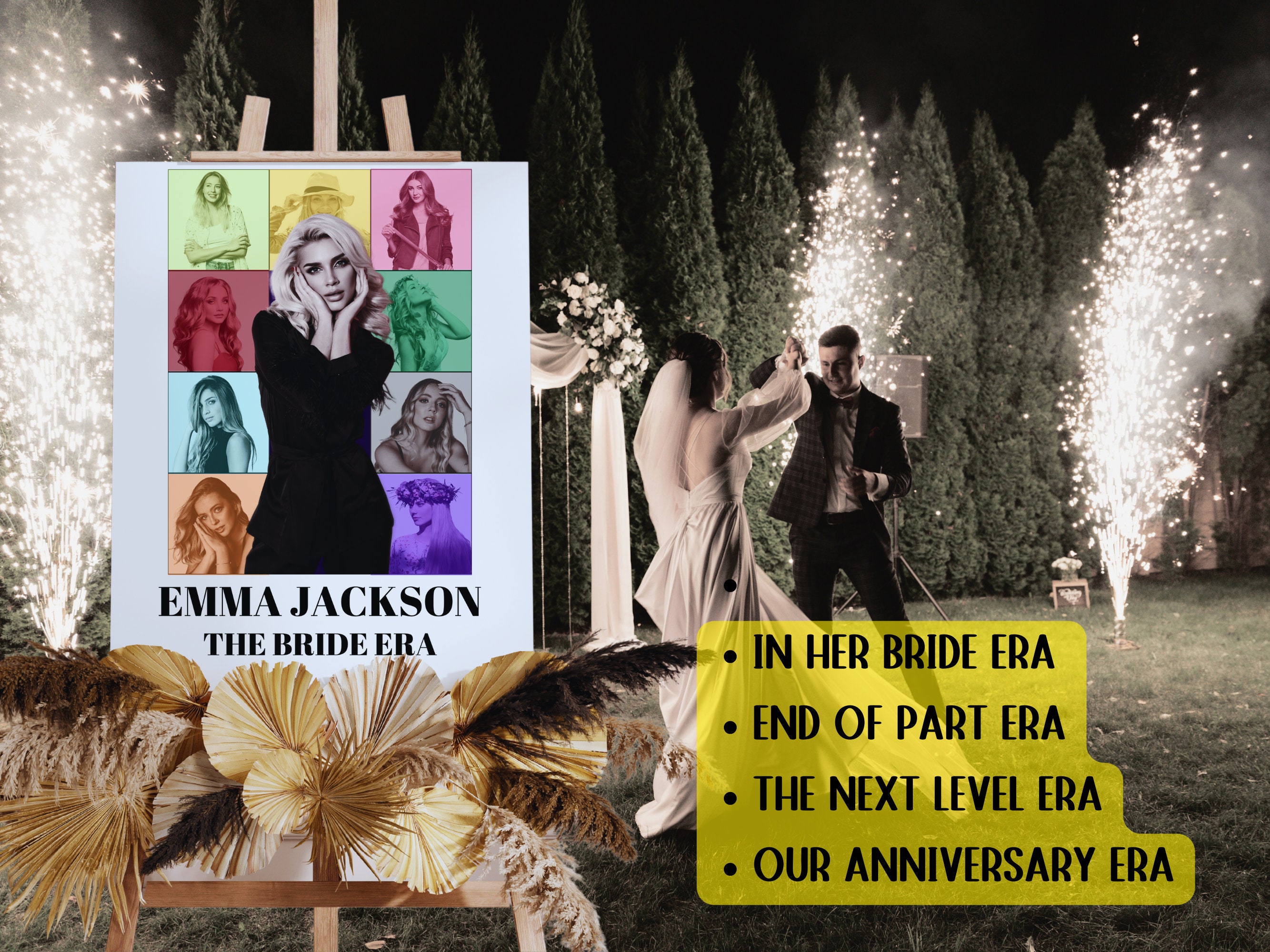 Eras Poster Template Editable Party Poster Your Own Eras Design Theme ...