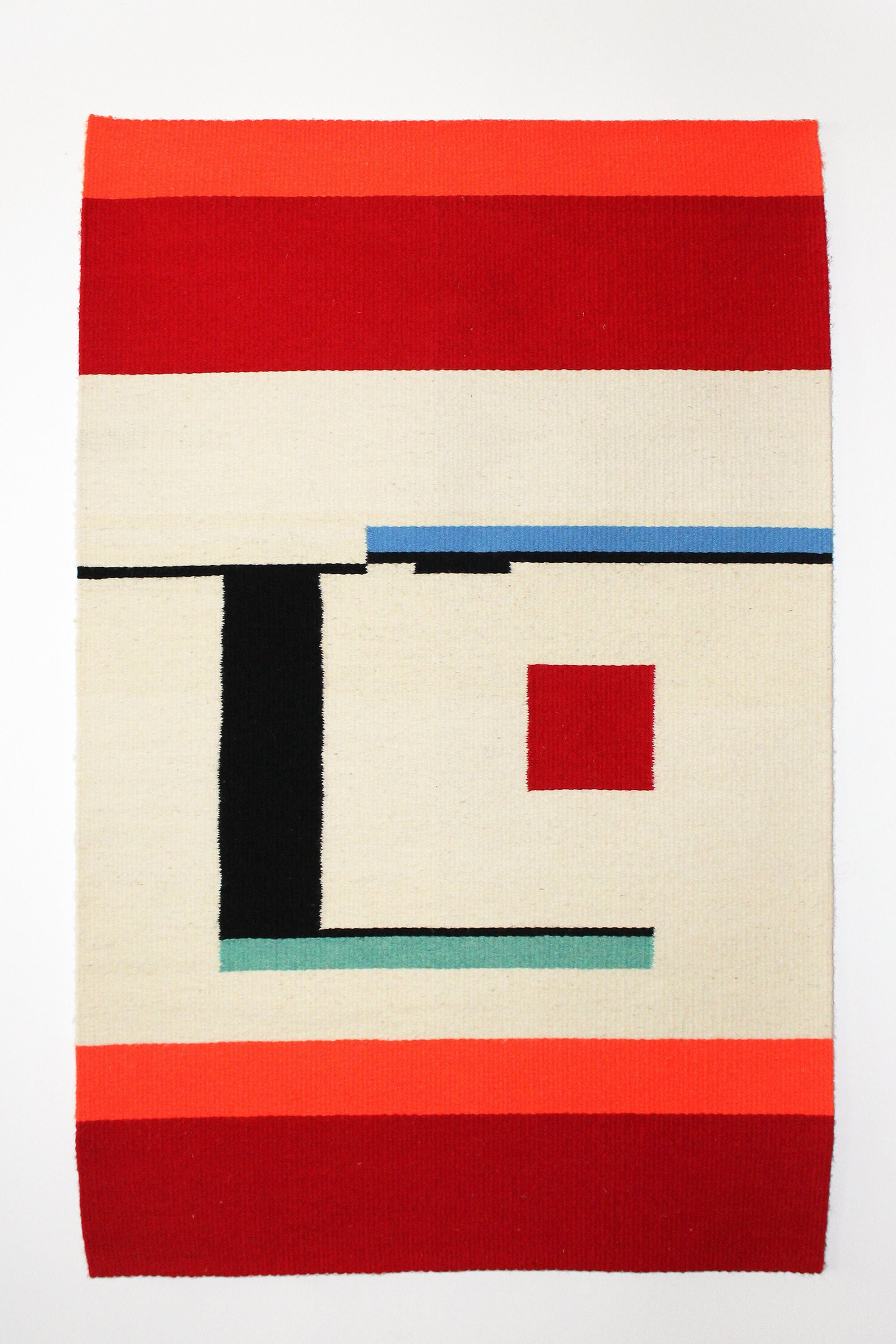 Handwoven Rug Color Blocks Rug - Etsy