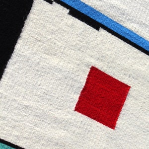 Handwoven Rug Color Blocks Rug - Etsy