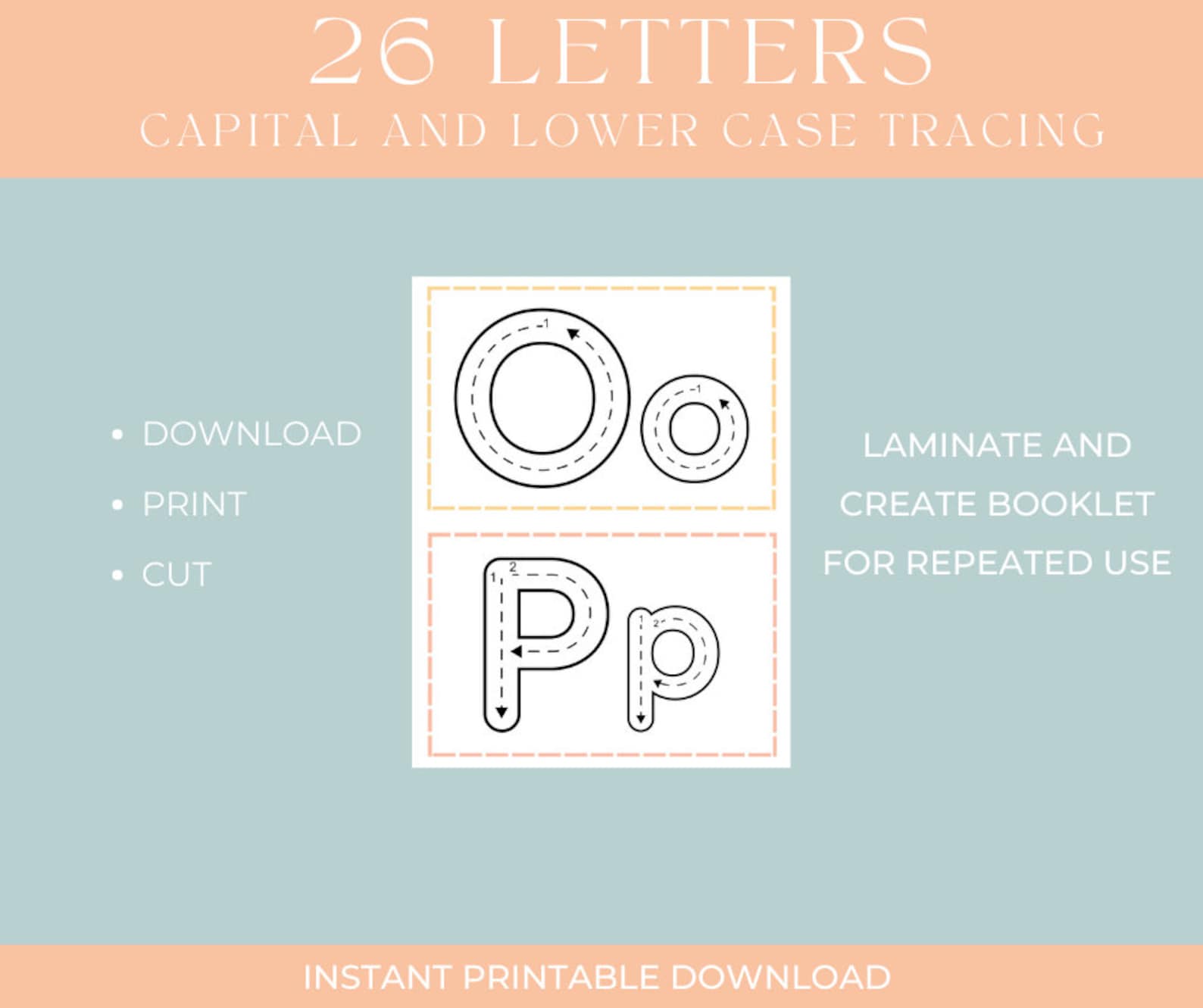 Alphabet Tracing Cards, Handwriting Practice, Tracing Letters, Alphabet ...